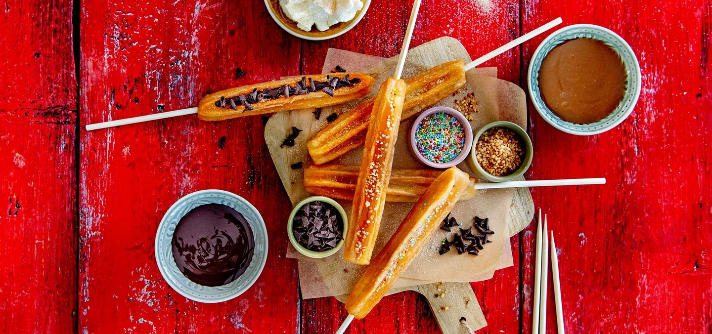 Churros Lollies | Recepten | Aviko Foodservice